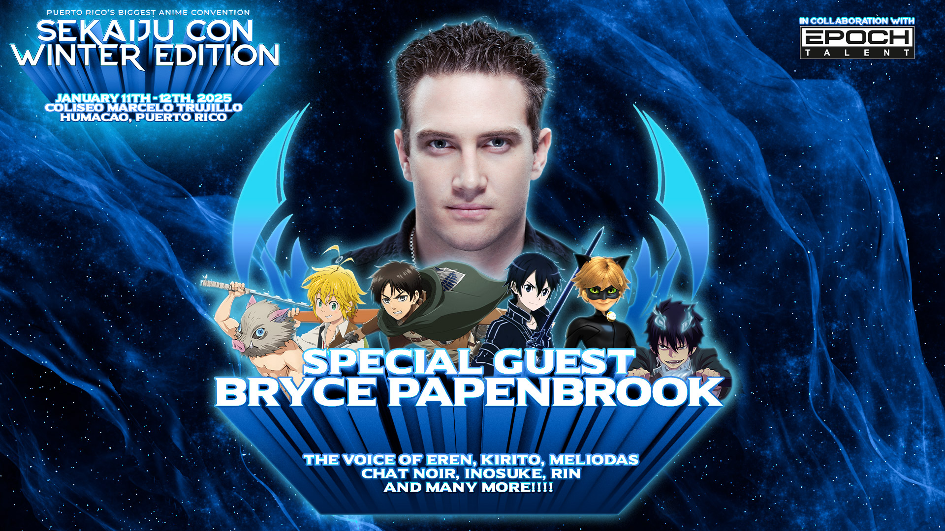 Bryce Papenbrook – Puerto Rico Sekaiju Con